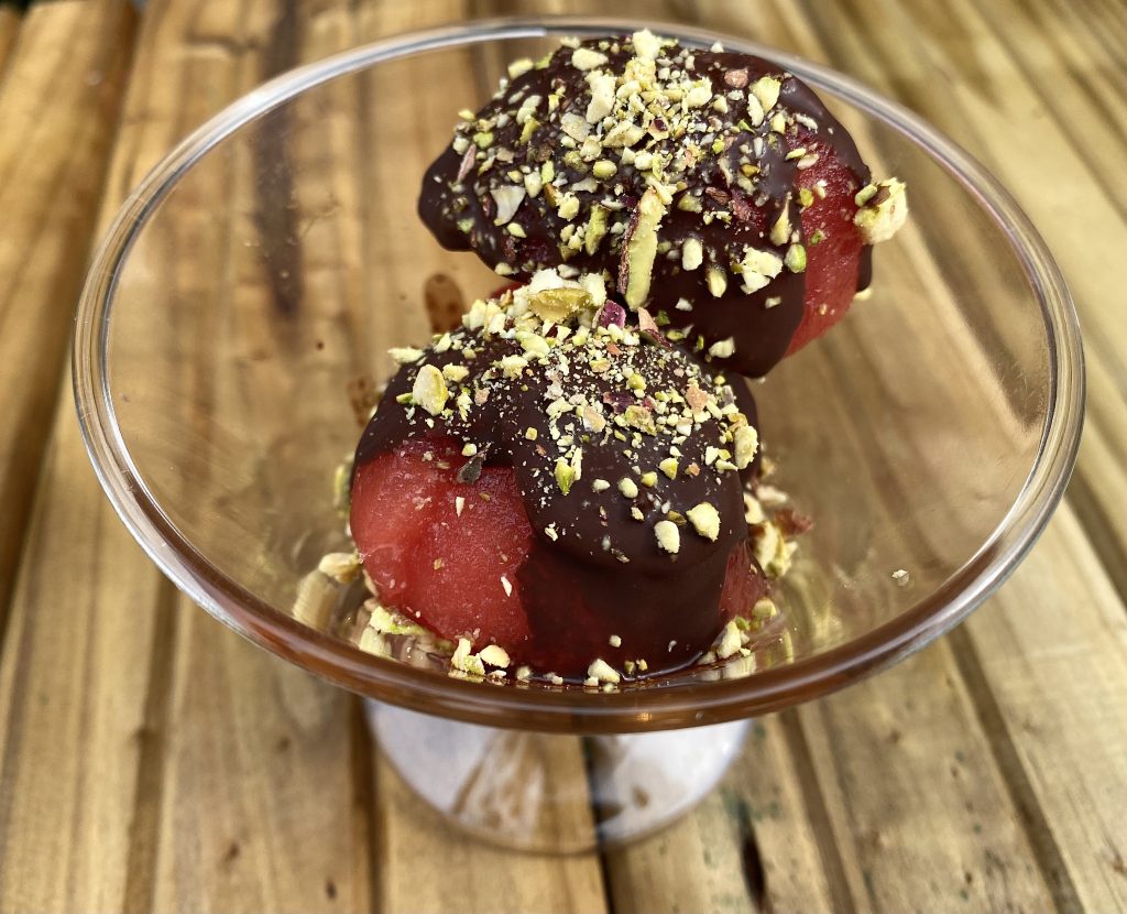 Helado de sandía exprés - Nutrición con Q - Valencia